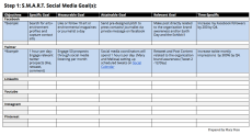 5 Examples on How to Set Up SMART Social Media Goals – Blog Blue Media ...