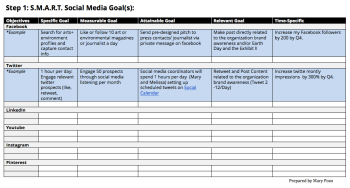 5 Examples on How to Set Up SMART Social Media Goals – Blog Blue Media ...